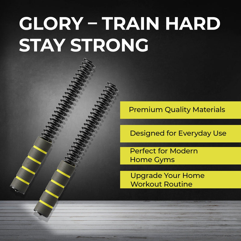 Glory Ropeless Spring Battle Rope Set of 2 – Portable Full Body Traine